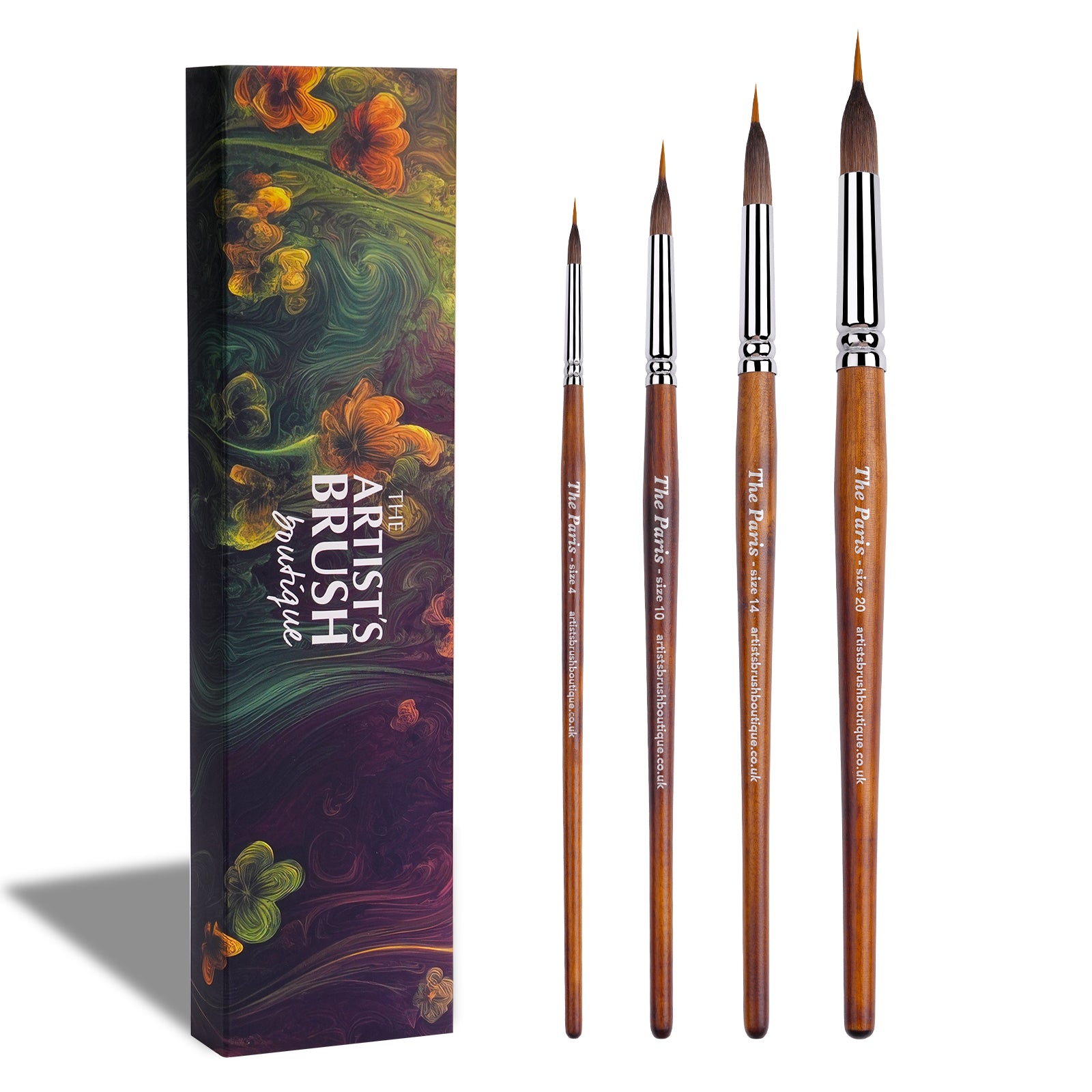 NEW: Extended Point Sable Detail Brushes with Gift Box - The Paris ...